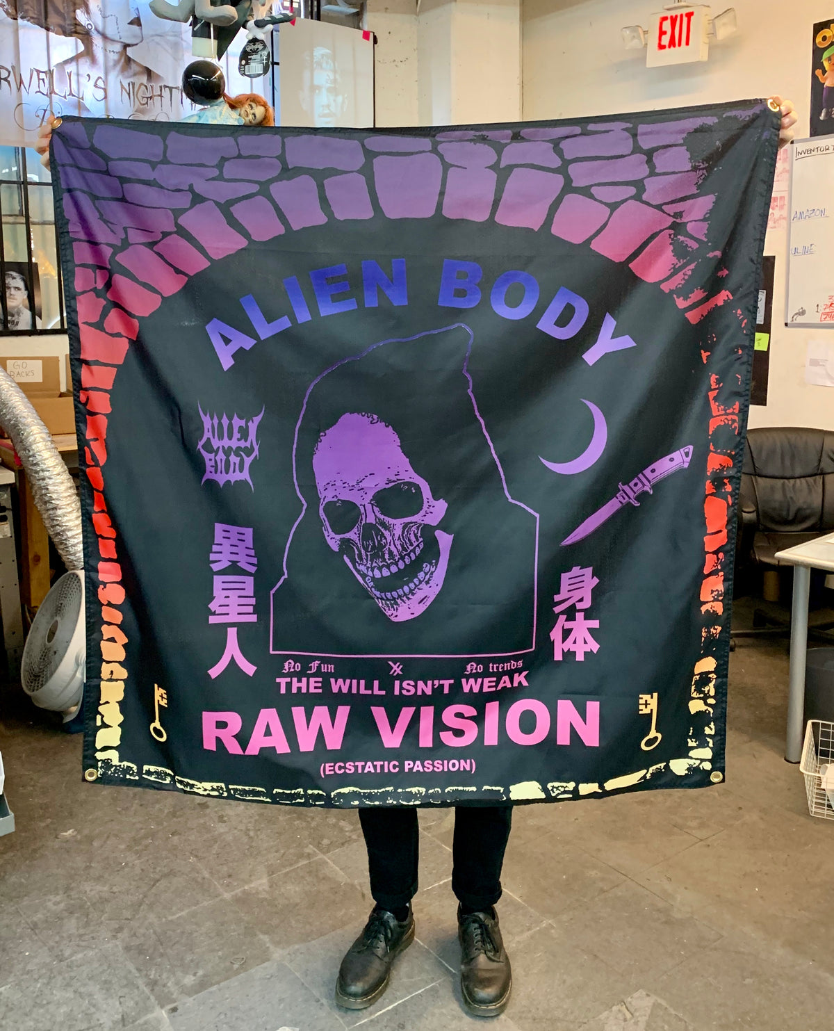 HYPERDELIC RAW VISION DUNGEON FLAG