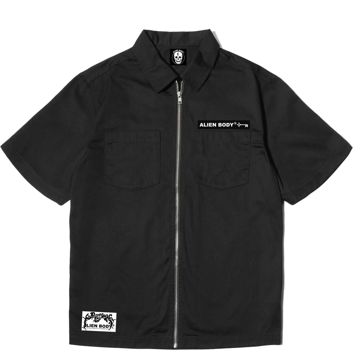 Zip-Up Work Shirt